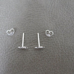 Tiny Lizard Earrings in Sterling Silver, Gecko Studs, Silver Lizard Stud, Multiple Piercings ...