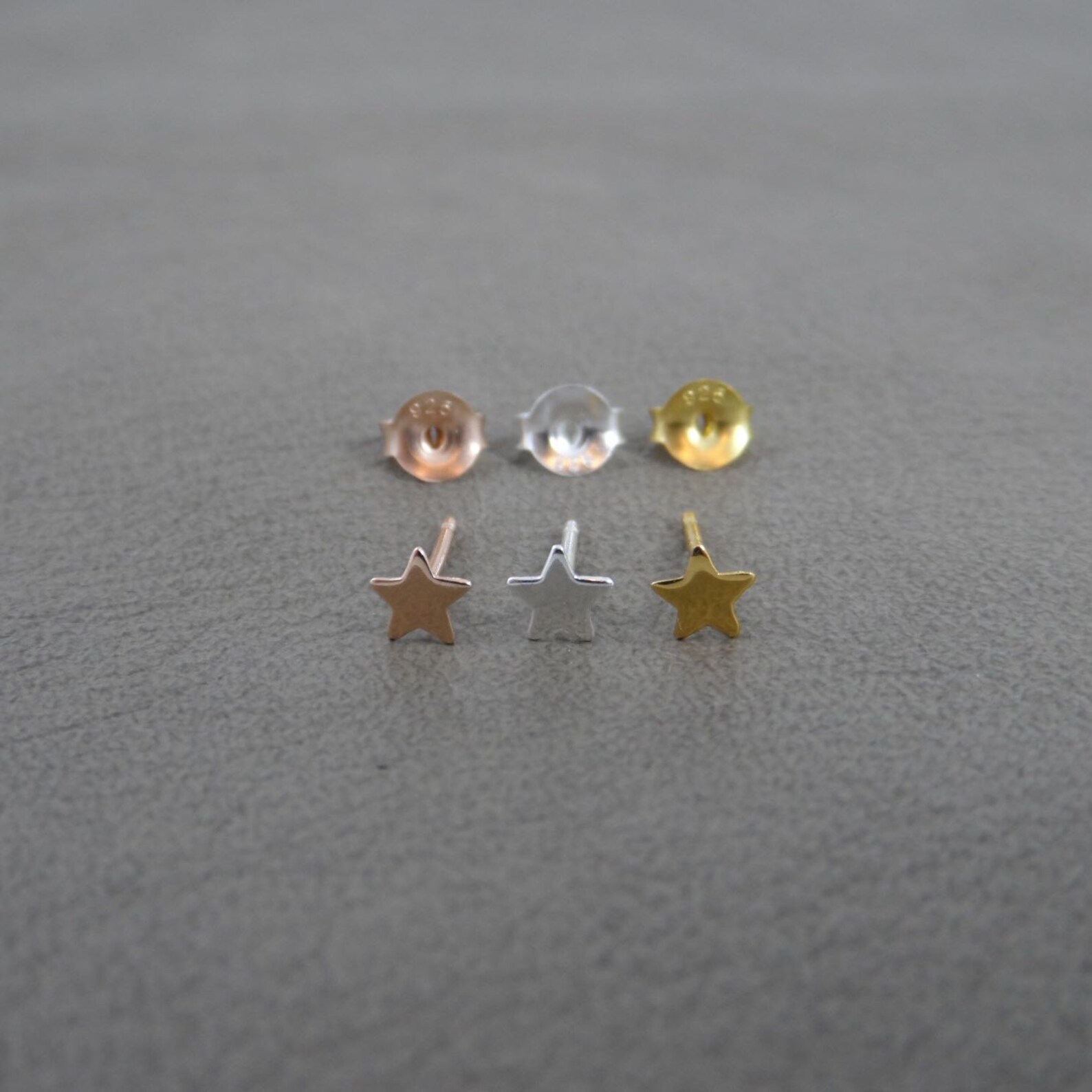 Single-tiny Star Earring in Sterling Silver Star Earring - Etsy