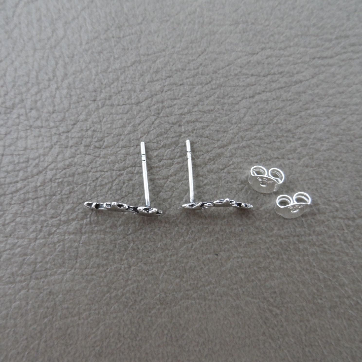 Star Earrings in Sterling Silver Shooting Star Earrings | Etsy