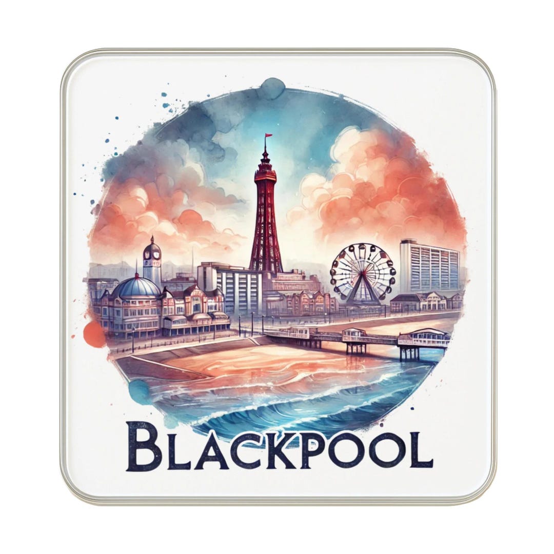Blackpool, England UK Fridge Magnet | Travel Souvenir Collectible Gift ...