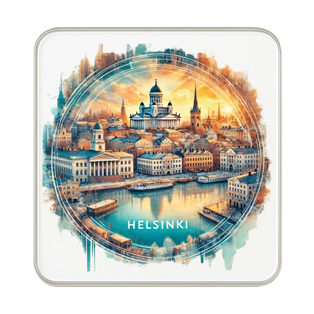 Helsinki, Finland Fridge Magnet: Cute Large Handmade Travel Souvenir ...