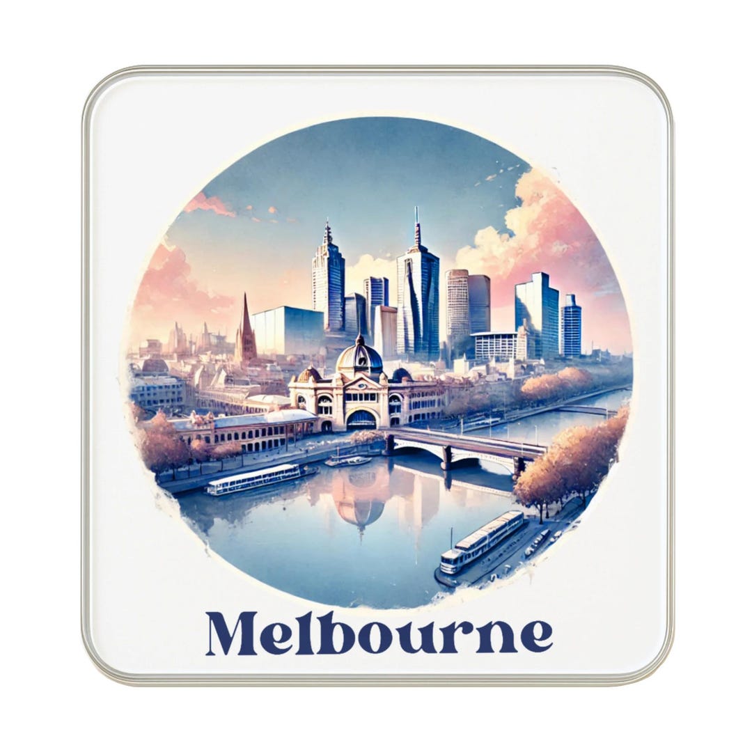 Melbourne, Australia Fridge Magnet | Travel Souvenir Collectible Gift ...