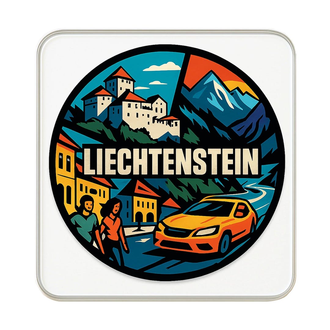Liechtenstein Collage Fridge Magnet: Cute Large Handmade Travel ...