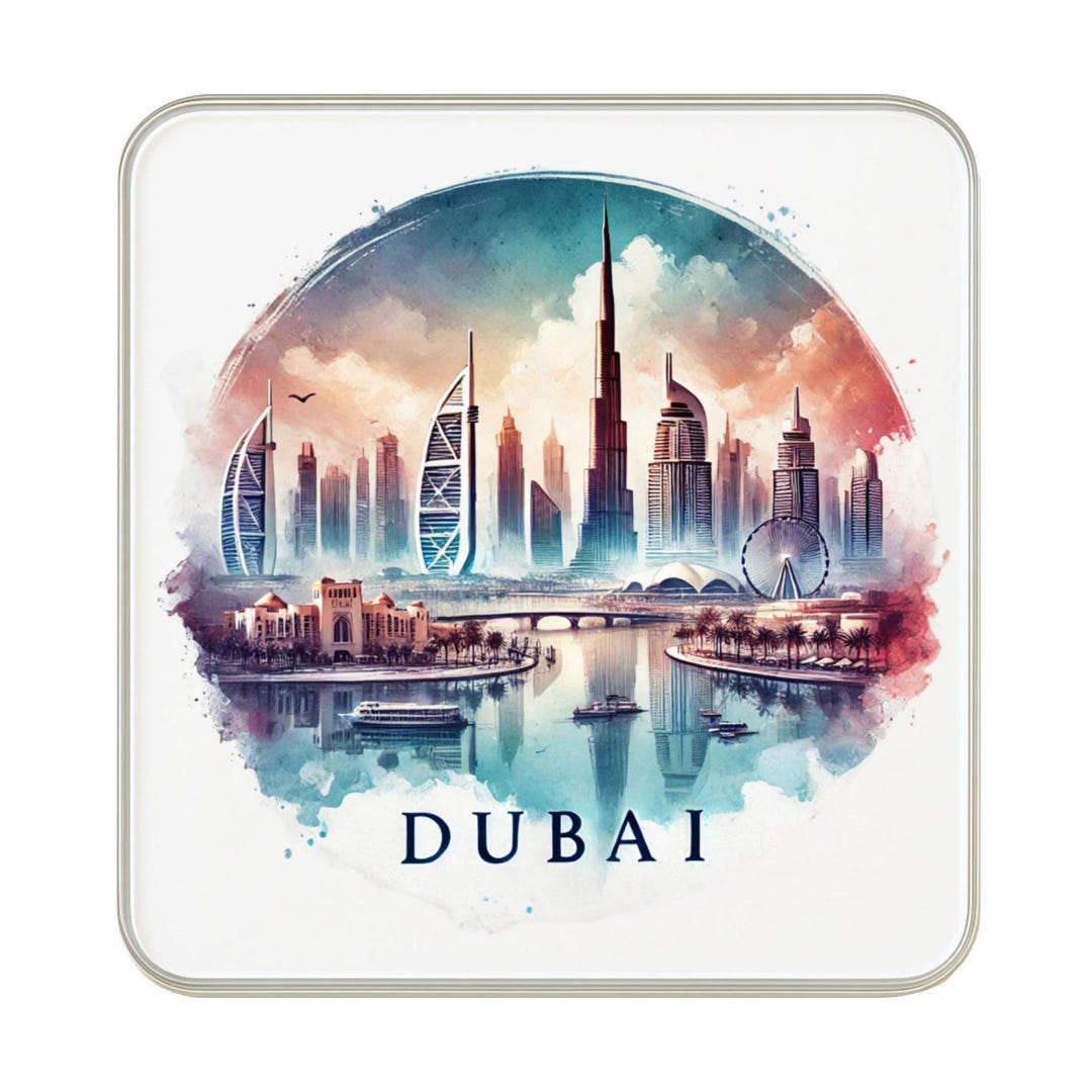 Dubai, UAE Fridge Magnet: Cute Large Handmade Travel Souvenir Gift - Etsy