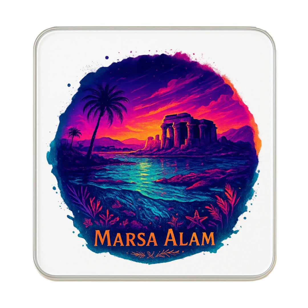 Marsa Alam, Egypt Fridge Magnet: Cute Large Handmade Travel Souvenir ...