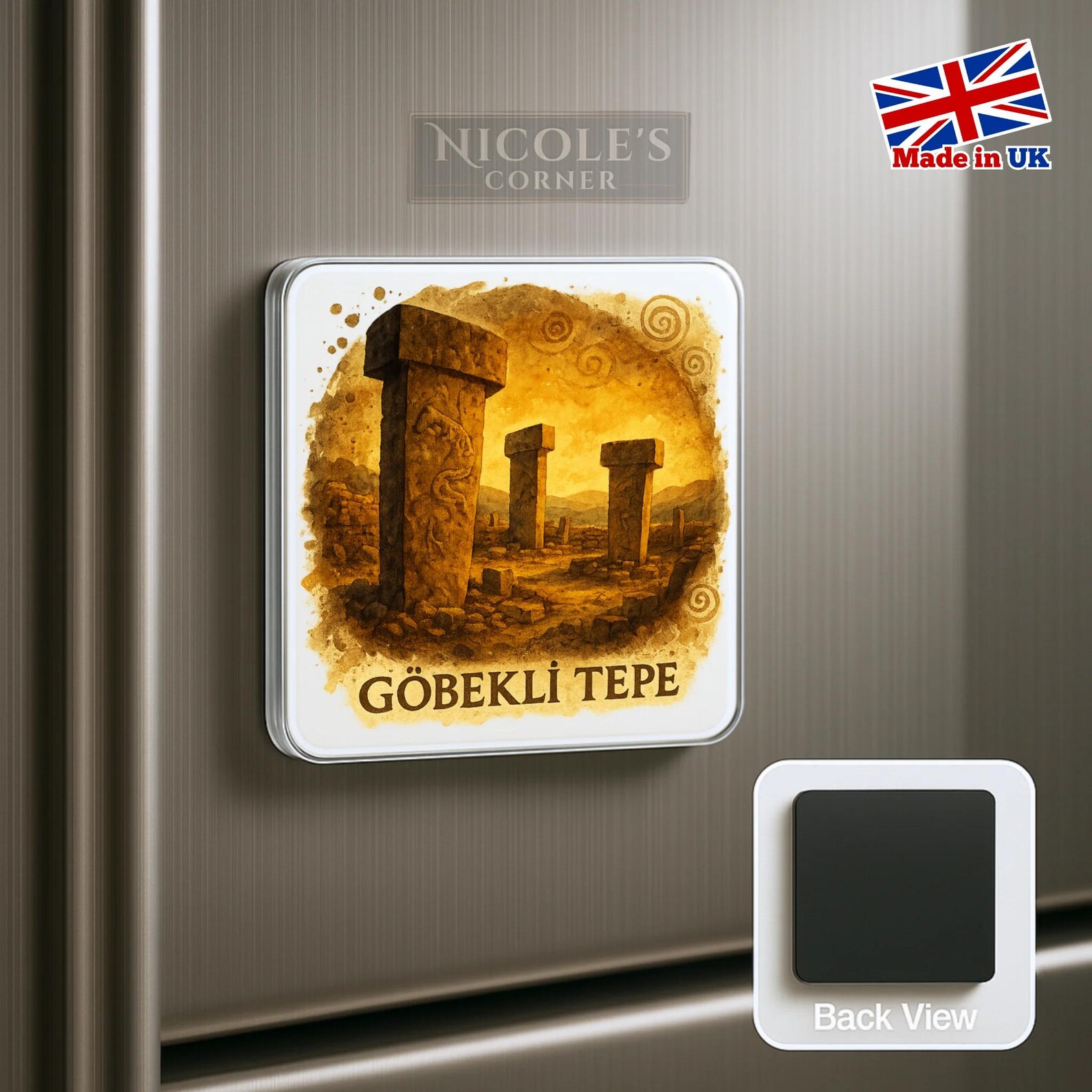 Gobekli Tepe, Turkey Fridge Magnet: Cute Large Handmade Travel Souvenir ...