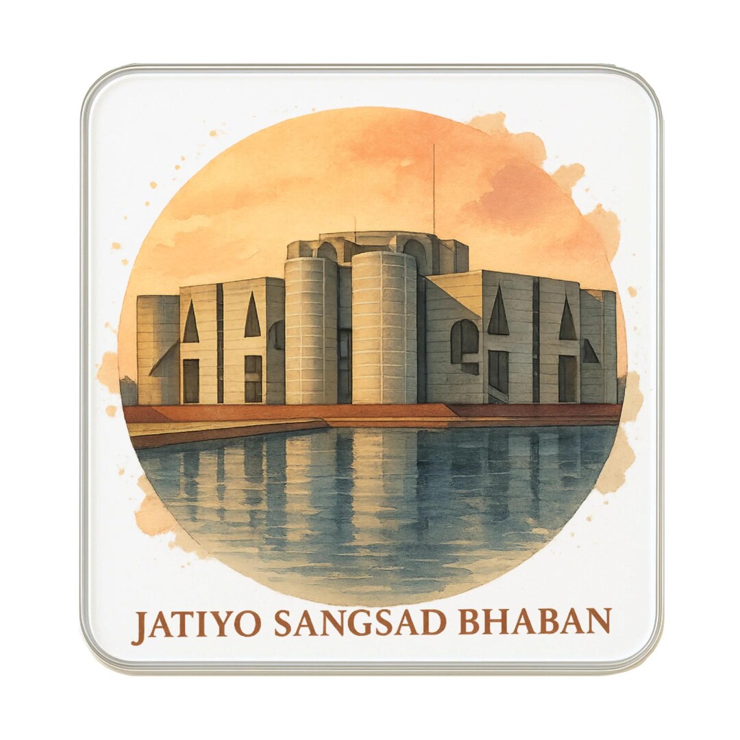 Jatiyo Sangsad Bhaban, Bangladesh Fridge Magnet: Cute Large Handmade ...