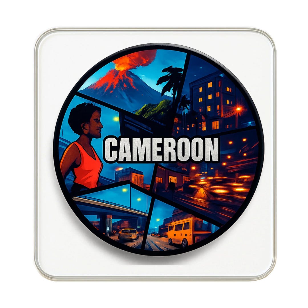 Cameroon Collage Fridge Magnet: Cute Large Handmade Travel Souvenir ...