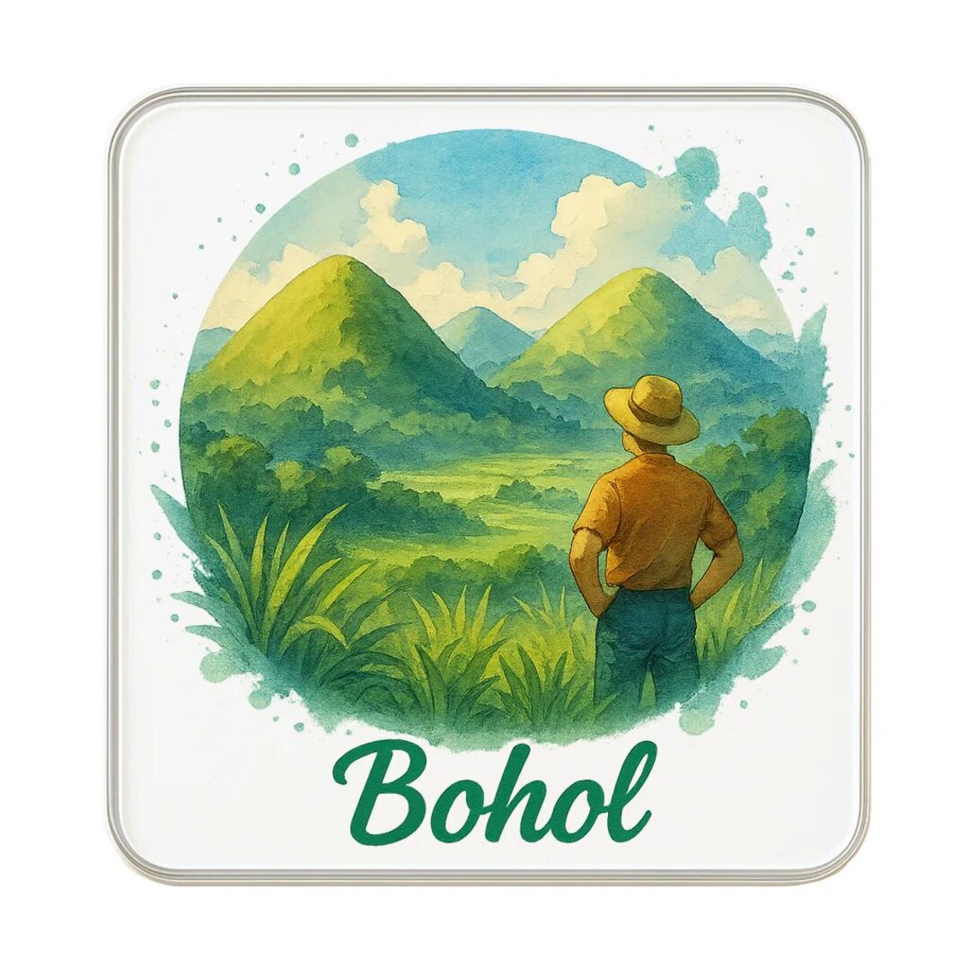Bohol, Philippines Fridge Magnet: Cute Large Handmade Travel Souvenir ...