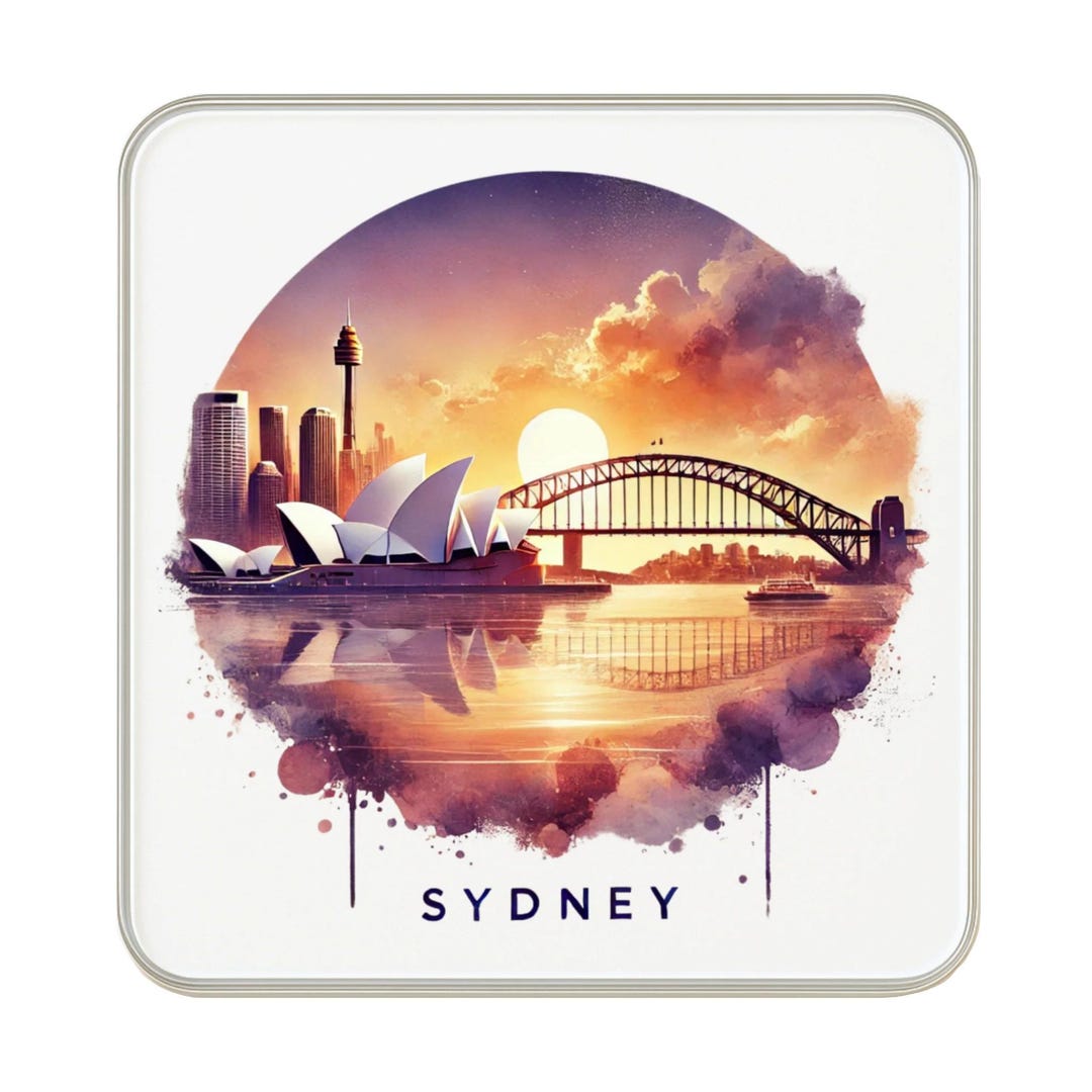 Sydney, Australia Fridge Magnet: Cute Large Handmade Travel Souvenir ...
