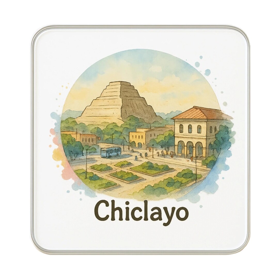 Chiclayo, Peru Fridge Magnet: Cute Large Handmade Travel Souvenir Gift ...