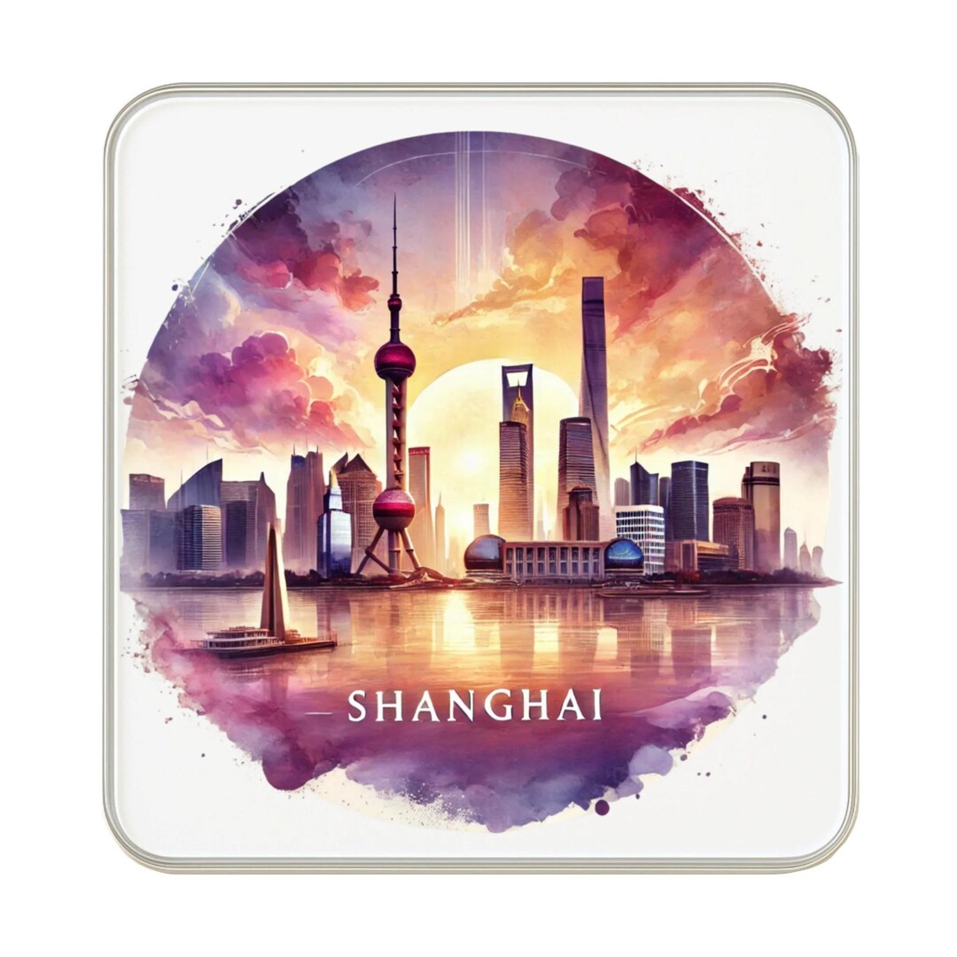 Shanghai, China Fridge Magnet: Cute Large Handmade Travel Souvenir Gift ...