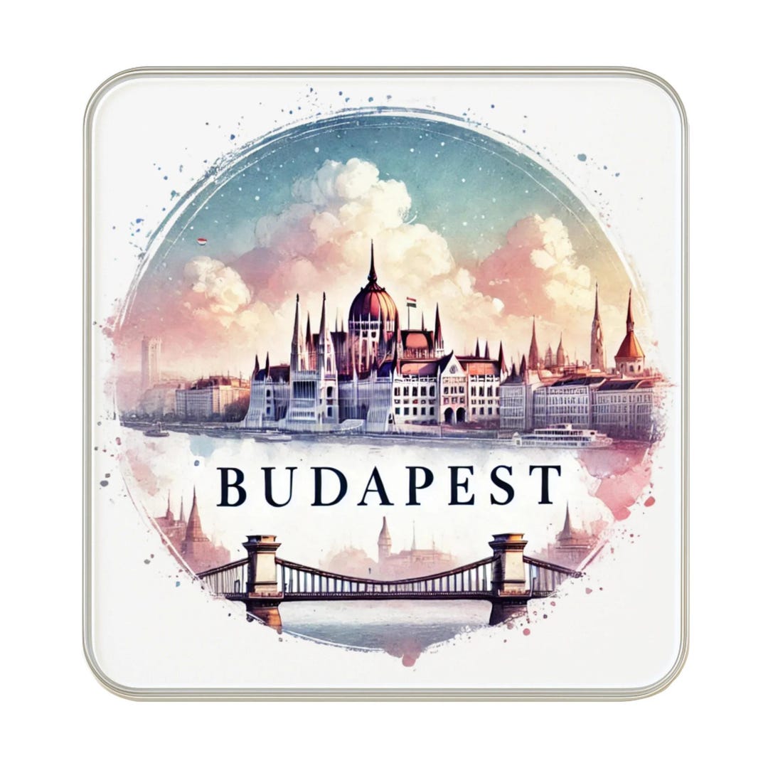 Budapest, Hungary Fridge Magnet: Cute Large Handmade Travel Souvenir ...
