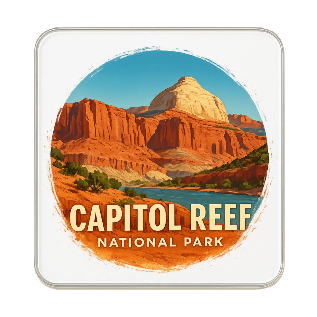 Capitol Reef National Park, USA Fridge Magnet: Cute Large Handmade ...