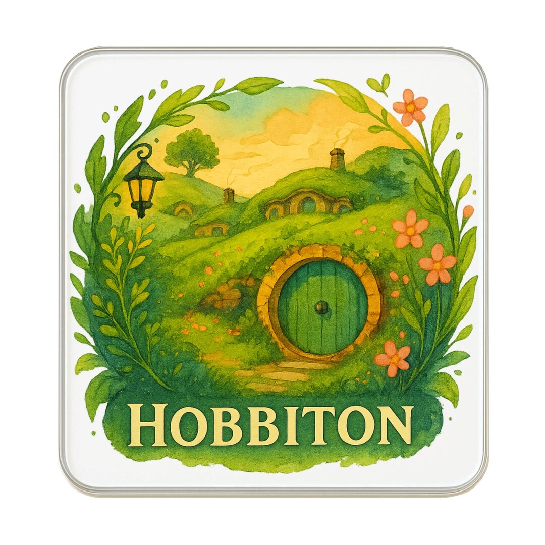 Hobbiton, New Zealand Fridge Magnet: Cute Large Handmade Travel ...