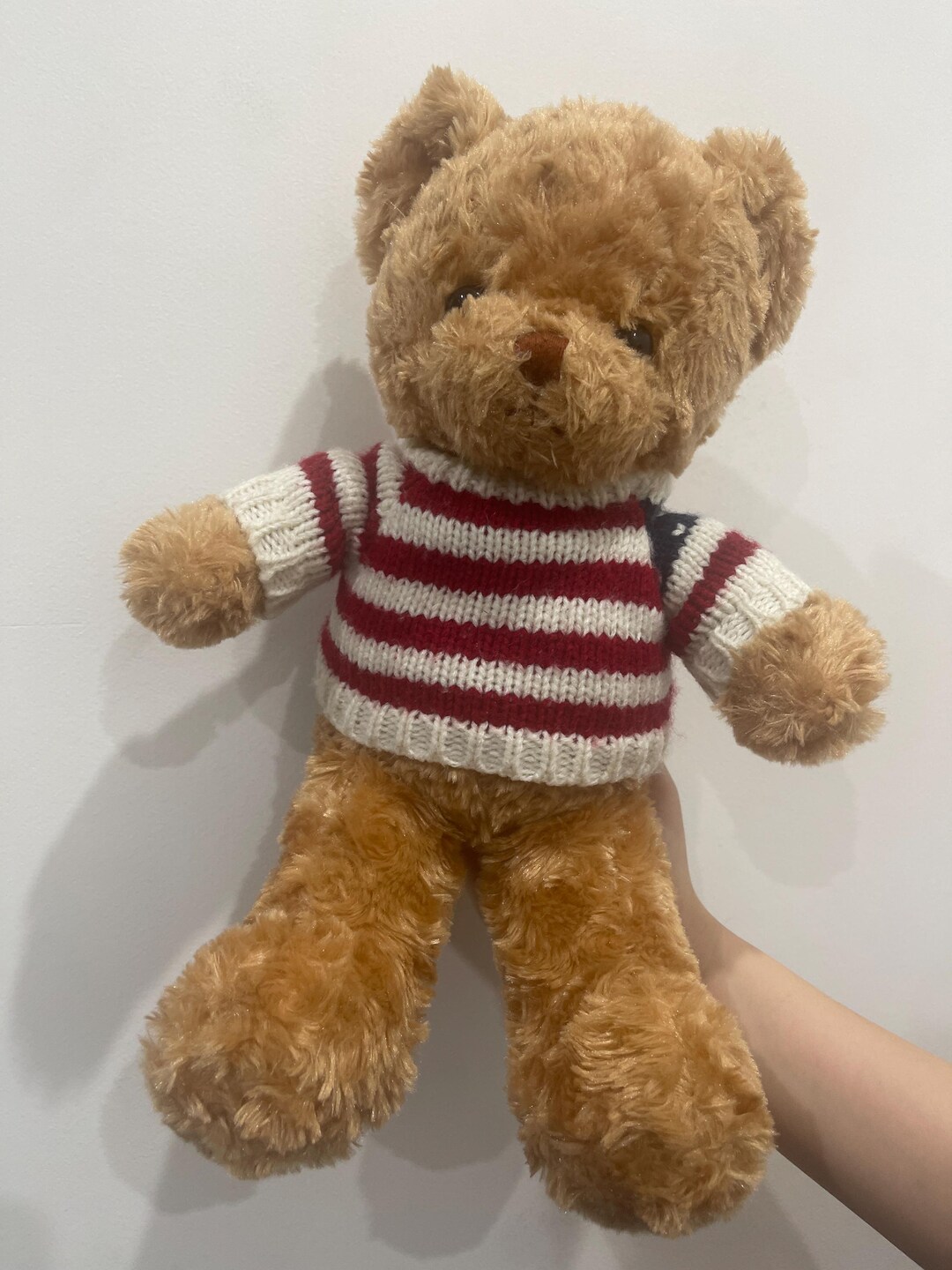 Teddy Bear, CURLY Bear Knitting PATTERN PDF, Knitted Animal Toy, 40cm ...