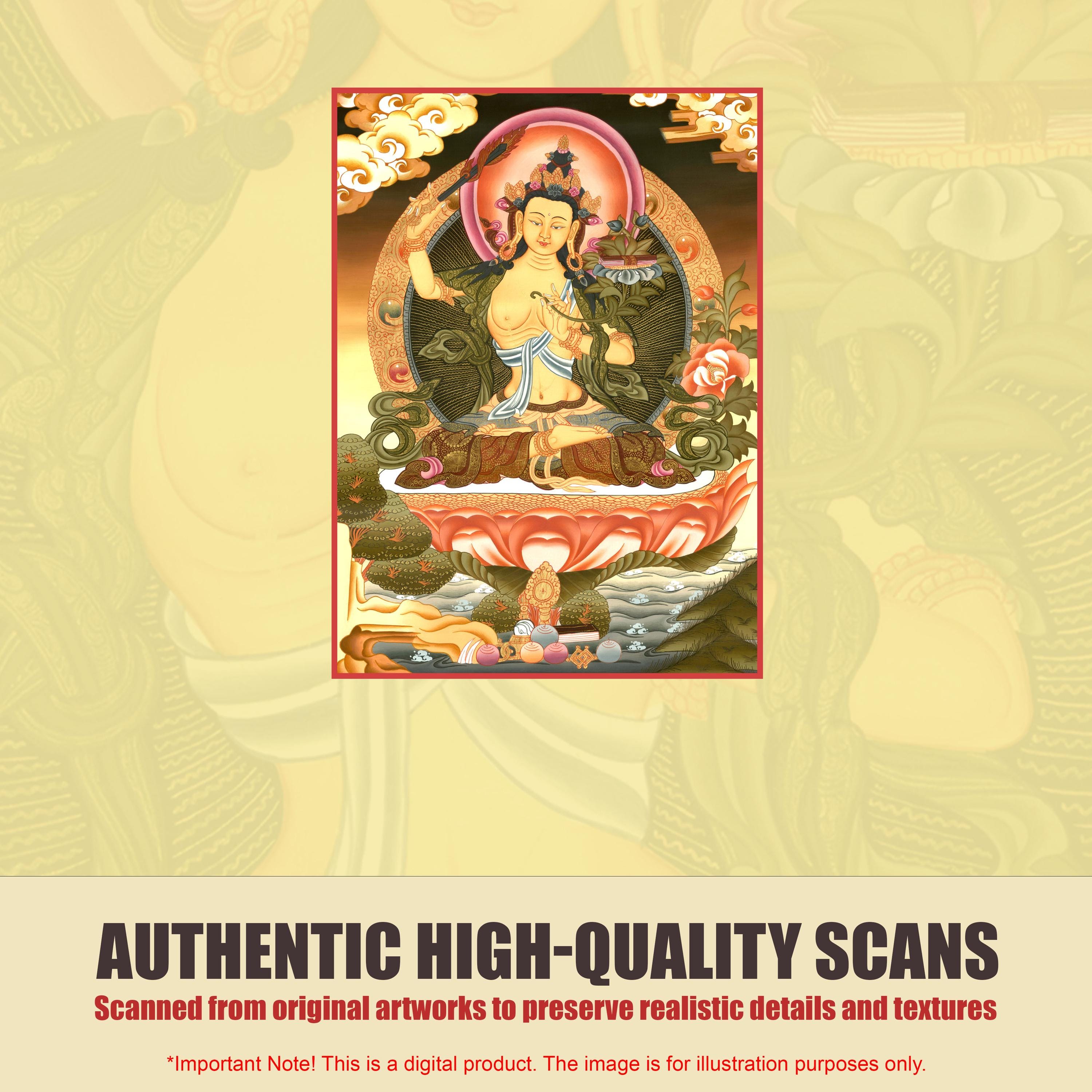 Vajrasattva Thangka Digital Download Tibetan Buddhist Wall Art High ...