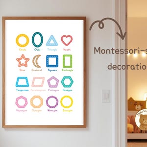 Printable 16 Shapes Tracing Set | Road Mats + Flash Cards + Posters ...