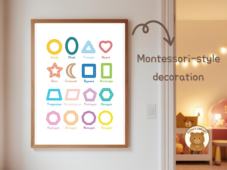 Printable 16 Shapes Tracing Set | Road Mats + Flash Cards + Posters ...