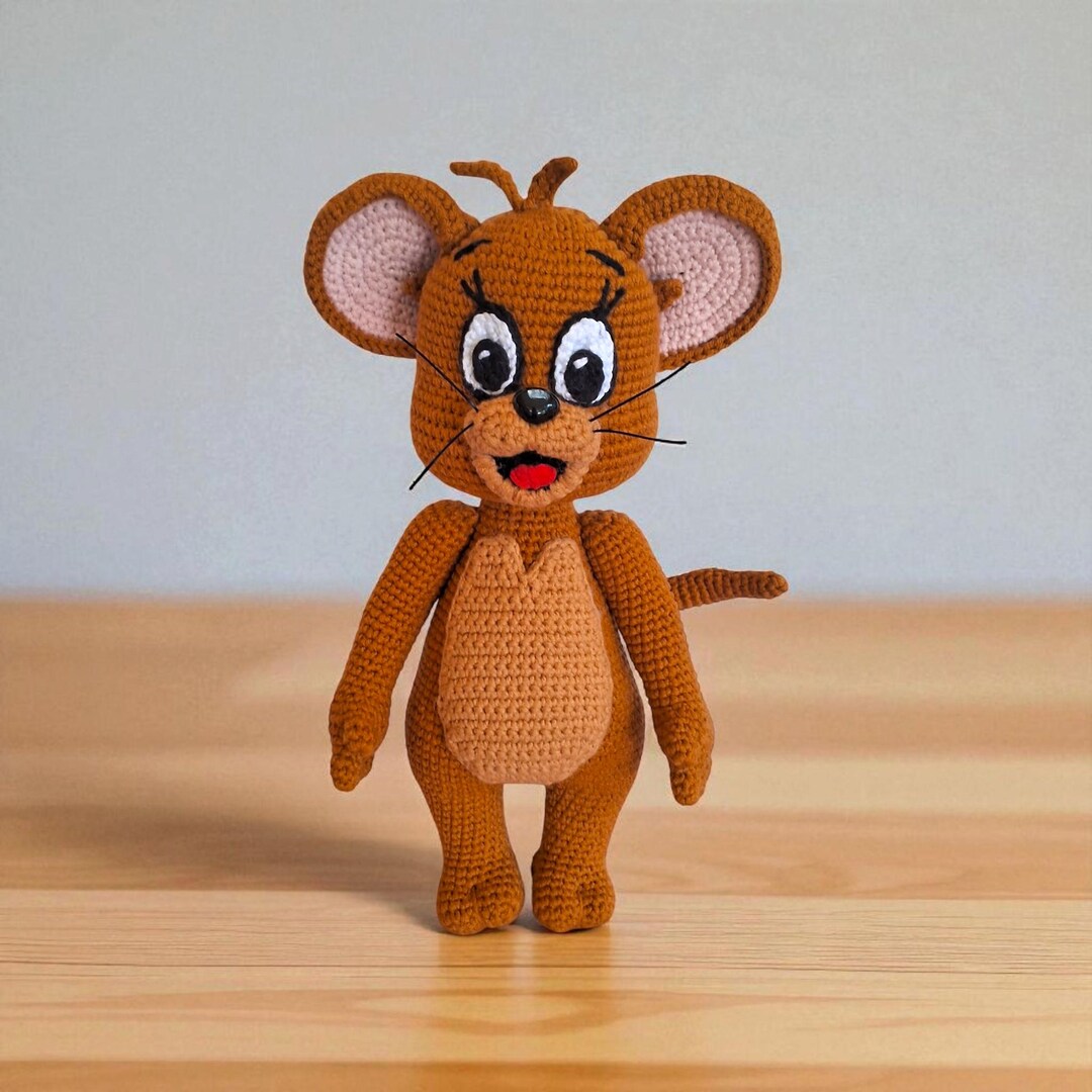 Jerry Crochet Pattern – Amigurumi Mouse Toy – English Download - Etsy
