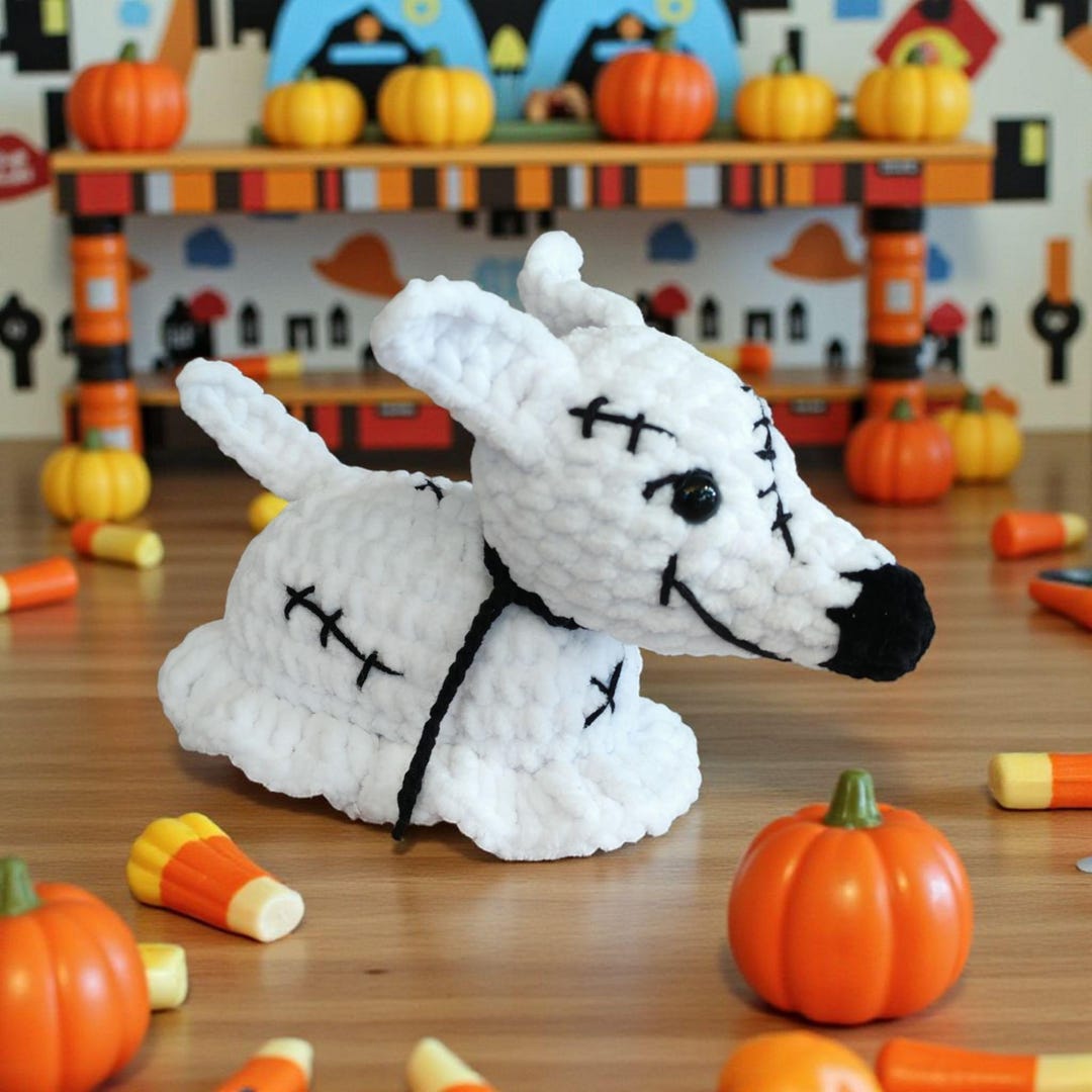 Franken Dog Crochet Pattern – Halloween Amigurumi Puppy PDF - Etsy