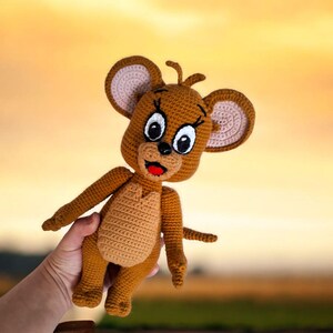 Jerry Crochet Pattern – Amigurumi Mouse Toy – English Download - Etsy