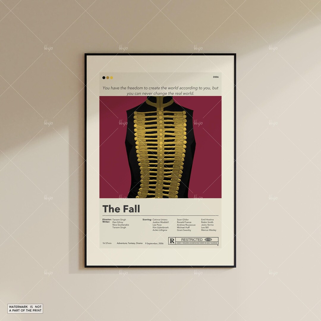 The Fall Poster | Tarsem Singh | Minimalist Movie Poster | Custom Movie ...