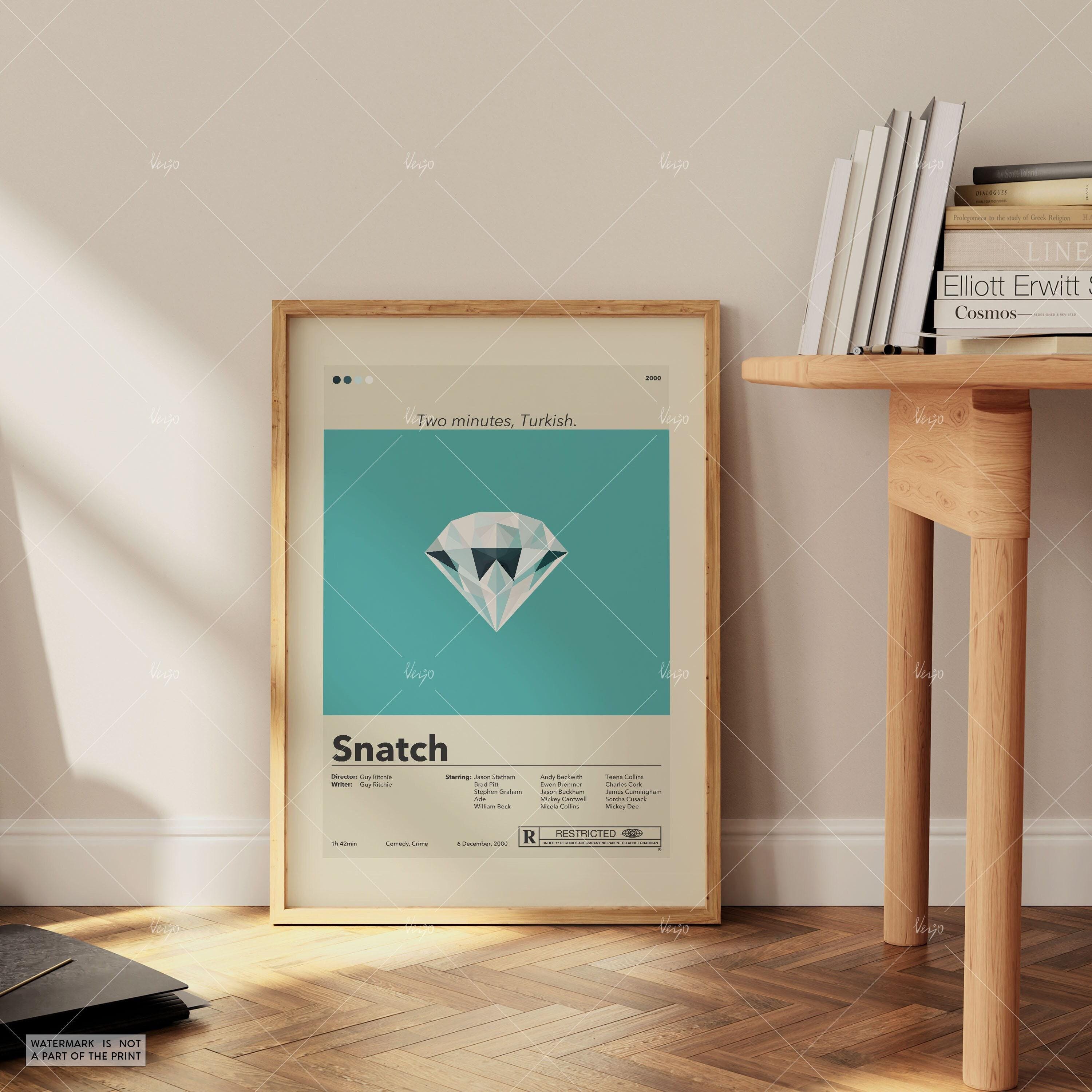 Snatch Poster | Guy Ritchie | Minimalist Movie Poster | Custom Movie ...