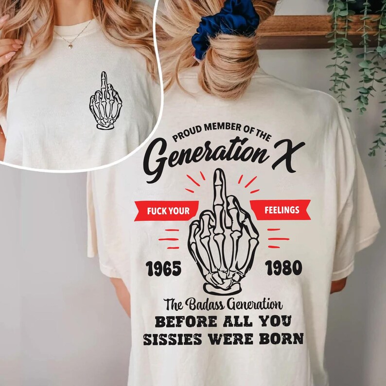 Gen X Png, Generation X Png, Funny 1980s Birthday Gift, Proud Gen X Png ...