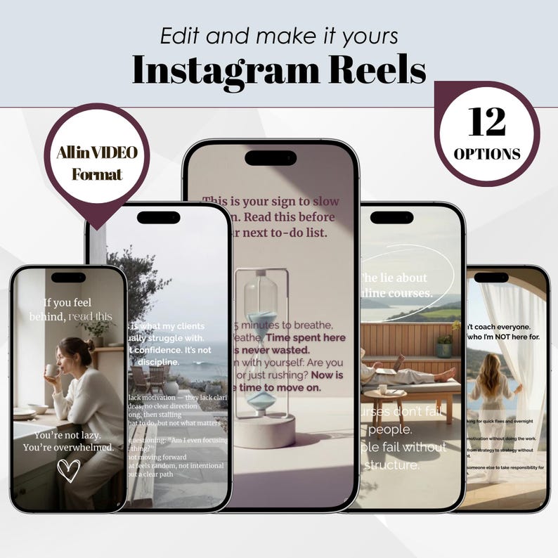 Coach Social Media Kit Canva Templates | Instagram Posts, Reels ...