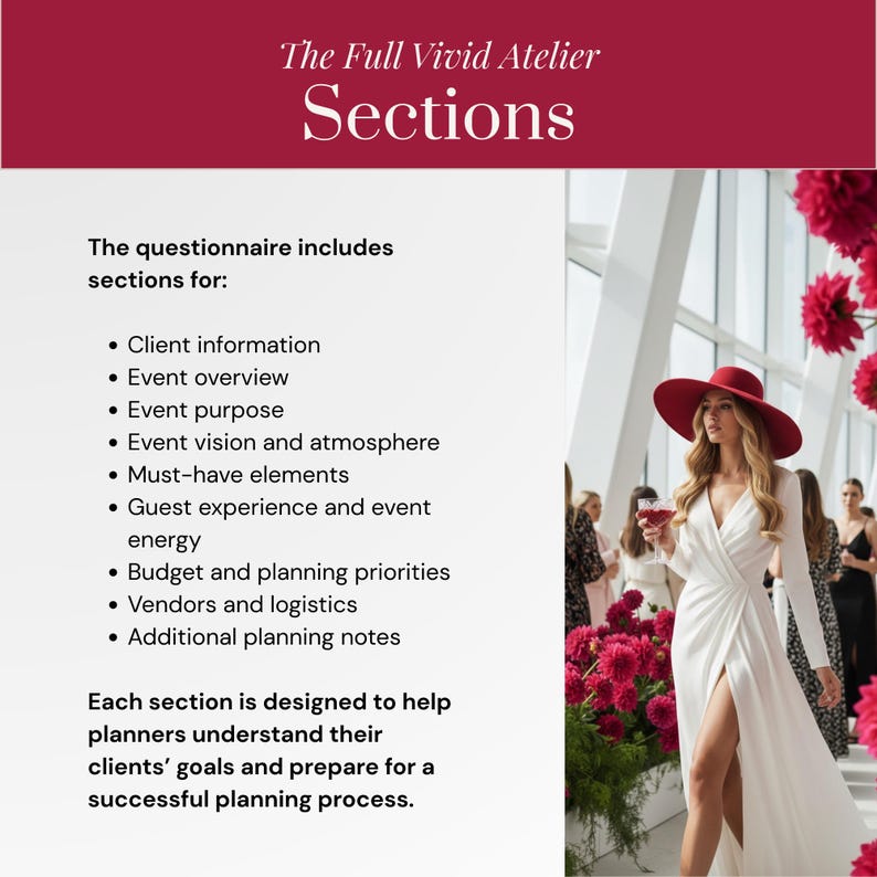 Event Planner Client Questionnaire Canva Template | Client Intake ...