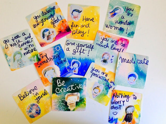 Mini Oracle Deck for Kids: Printable Inspiration Cards (digital ...