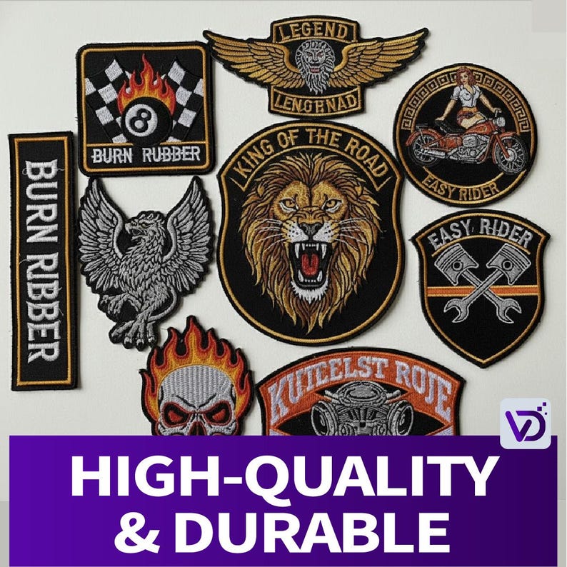 Custom Embroidered Jacket Back Patch, Iron on or Sew On - Etsy