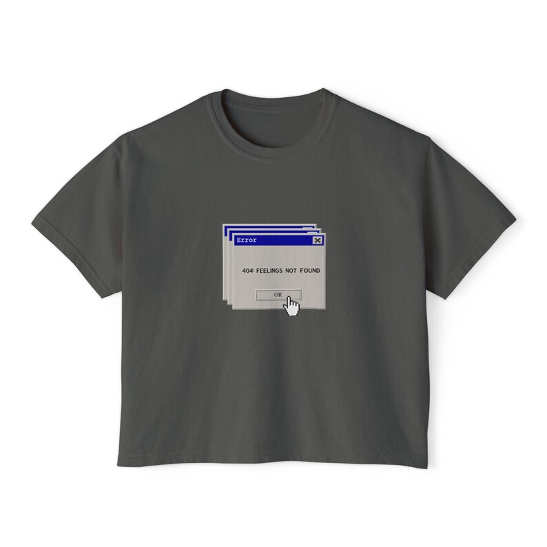 Error Message Boxy Tee, Coding Programmer Shirt, Computer Science Gift ...