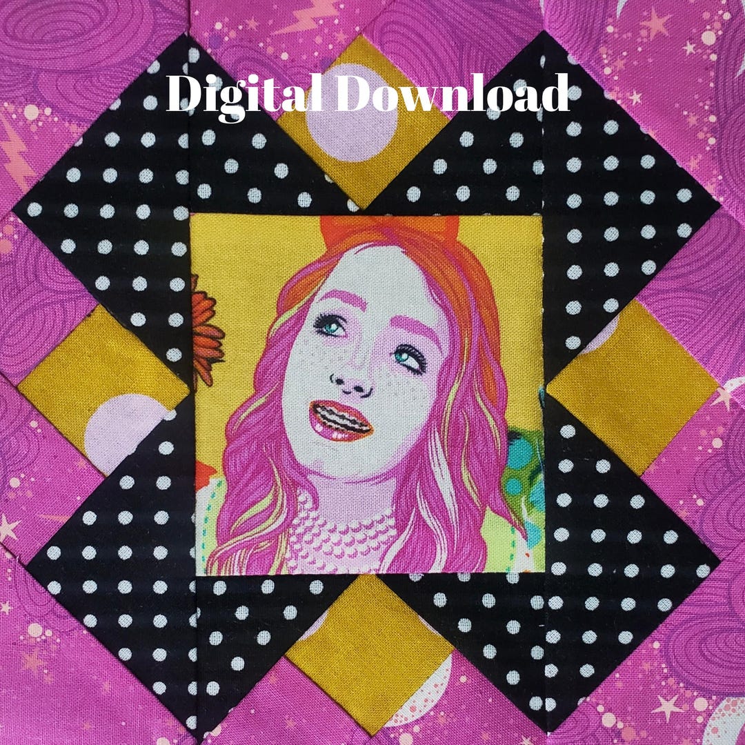 Cross Quilt Block Pattern PDF — Multiple Sizes — Modern Foundation ...