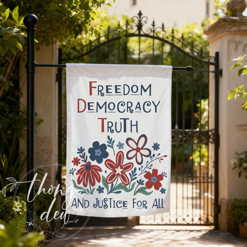 Anti Trump Garden Flag,liberal Yard Sign,progressive Activist Porch ...