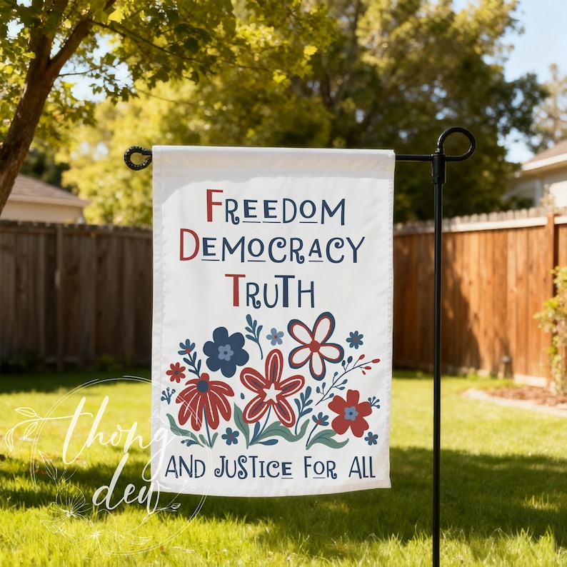 Anti Trump Garden Flag,liberal Yard Sign,progressive Activist Porch ...