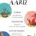 Gruffalo Themed Menu Card - Editable File - Etsy
