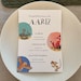 Gruffalo Themed Menu Card - Editable File - Etsy