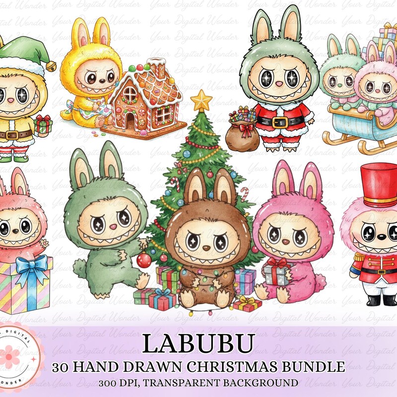 Labubu Clip Art Images - Etsy