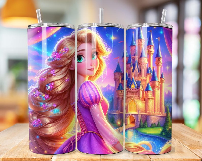 70+ Rapunzel Tumbler Wrap Bundle, Instant Download 20oz Tumbler PNG ...