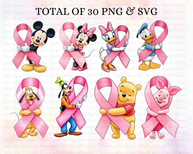 Mickey Minnie We Wear Pink Shirts, Breast Cancer Awareness Shirt, in ...