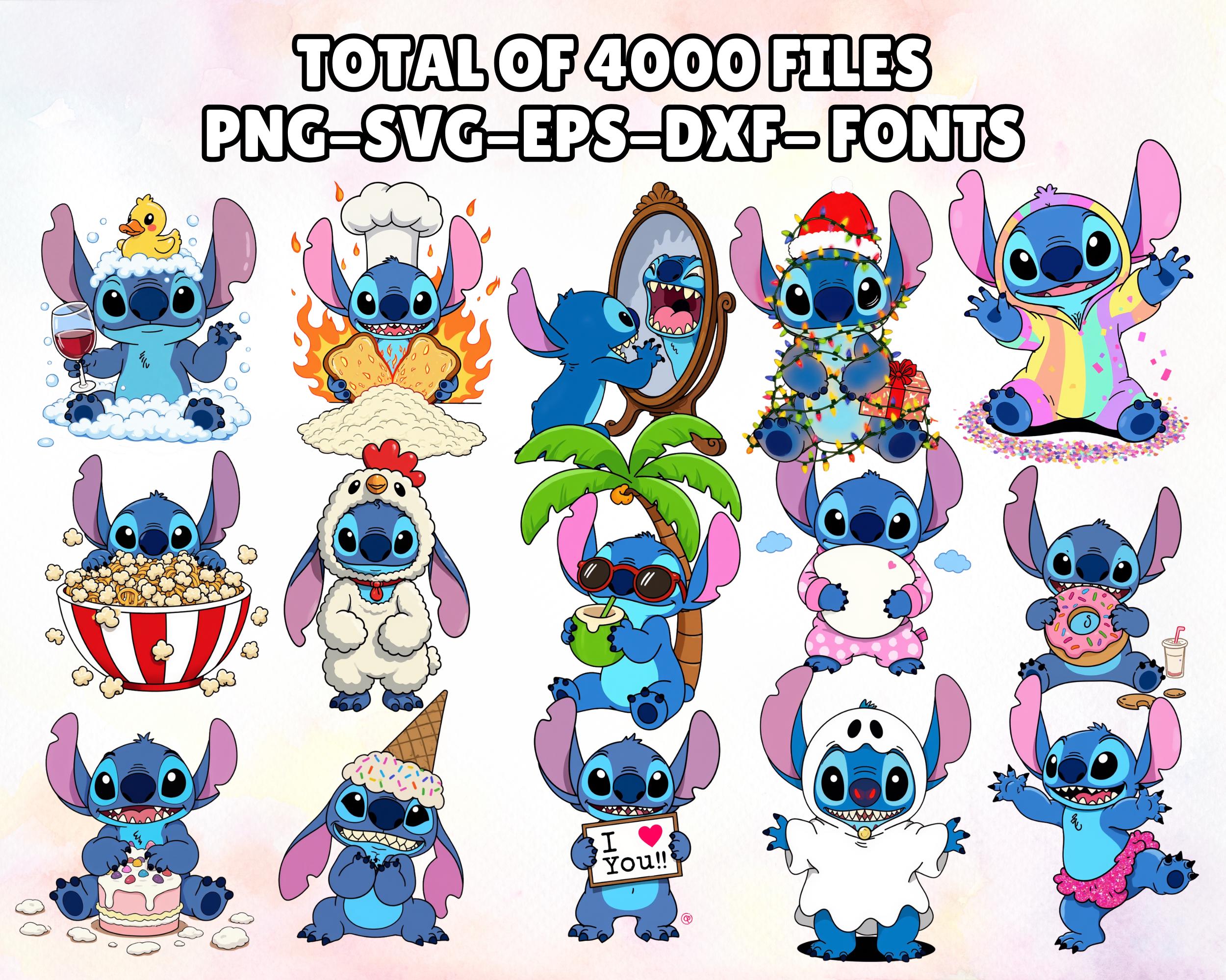 4000+ Stitch Png Files, Stitch Svg, Stitch Png, Lilo and Stitch Svg ...