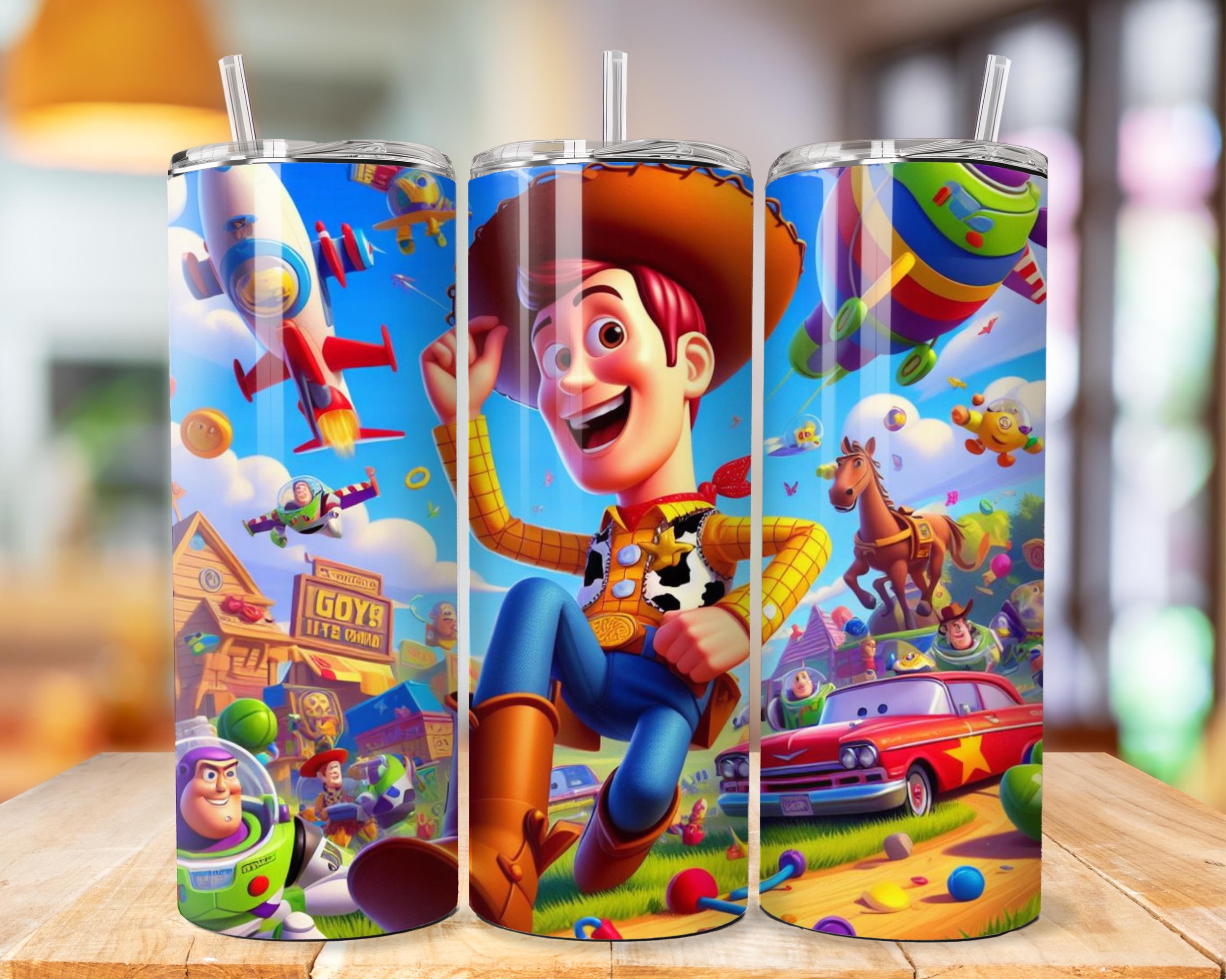 Toy Story Tumbler Wrap Bundle, 400 Instant Download 20oz Tumbler PNG ...