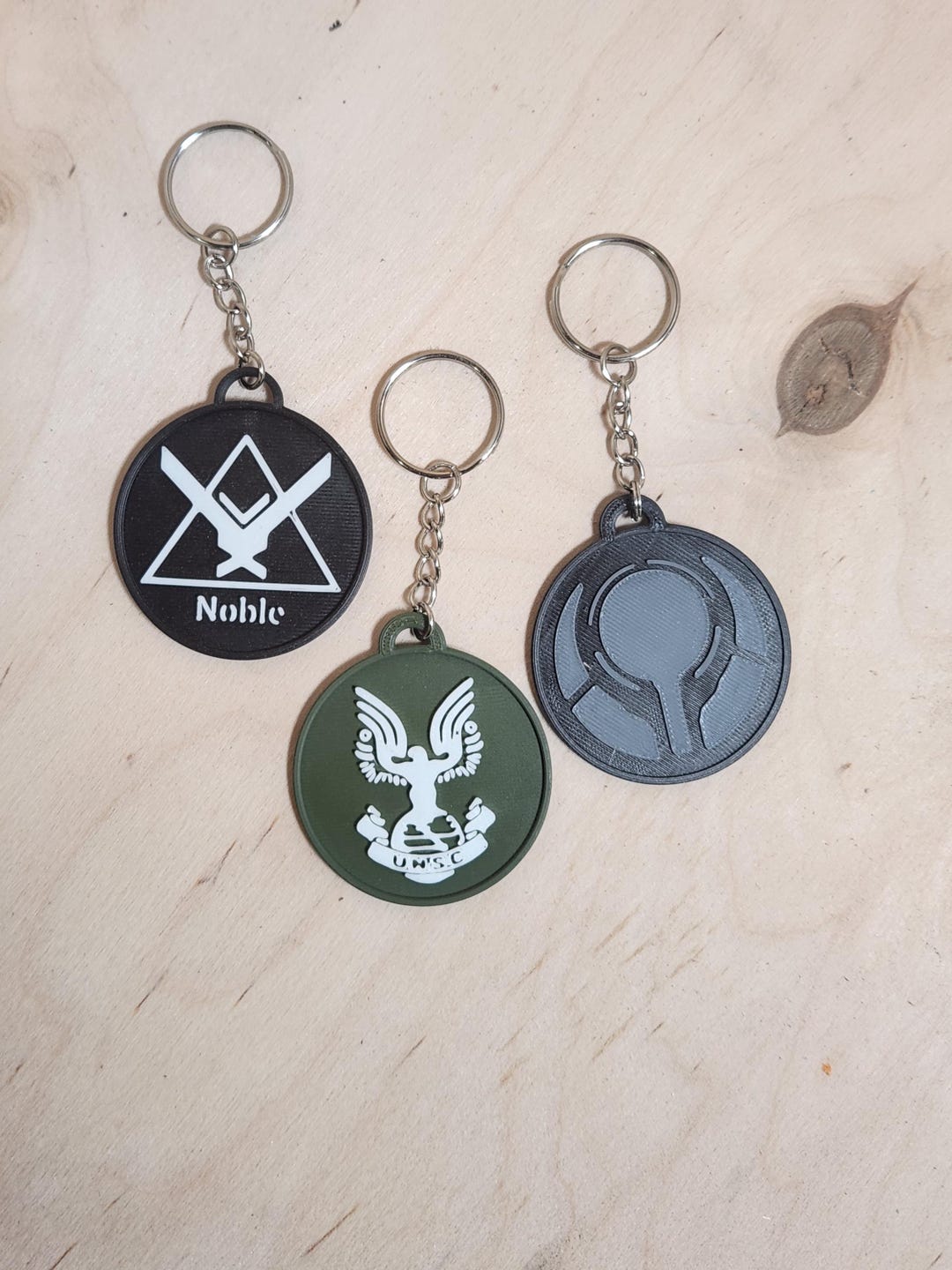 Halo Themed Keychains - Etsy