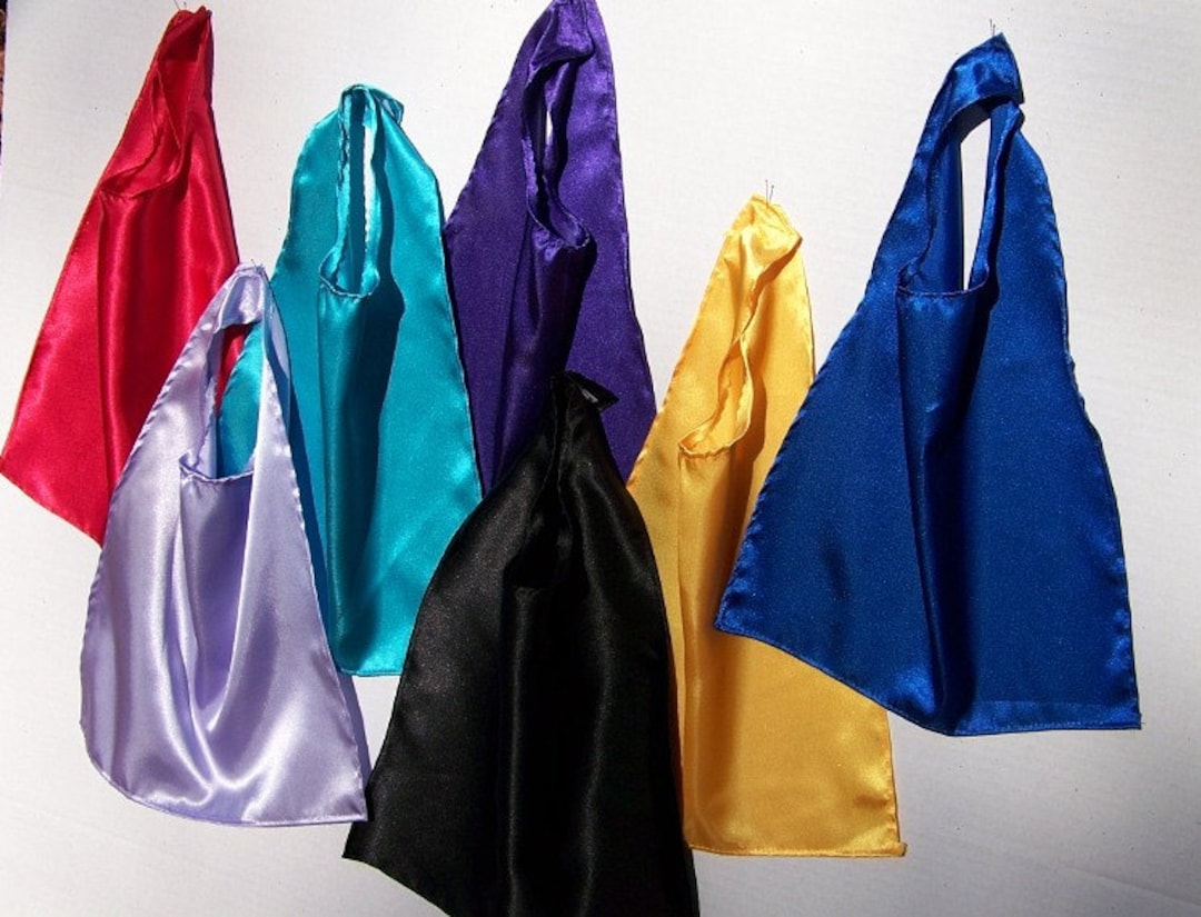 Single Sided Plain Satin Capes for Kids - Etsy