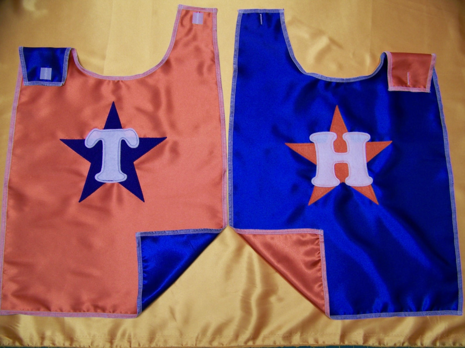 Kids Capes Double-sided Personalized With Emblem and Initial - Etsy