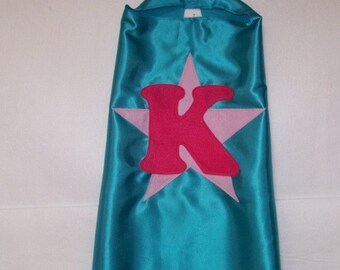 SUPERHERO POWER CAPES Single-sided With Emblem and Initial | Etsy