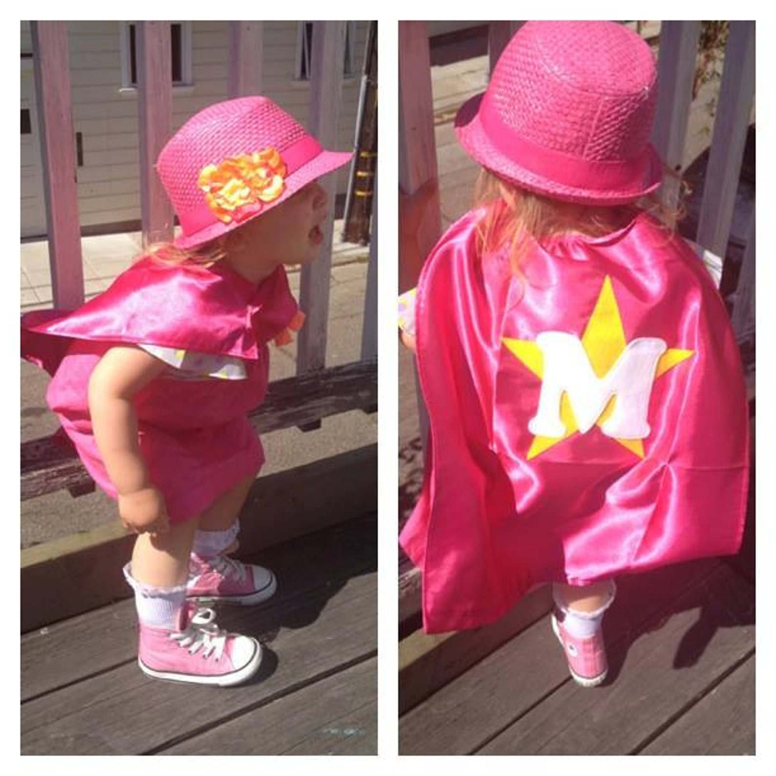Superhero Power Capes for Children, Toddlers and Infants: Single-sided ...