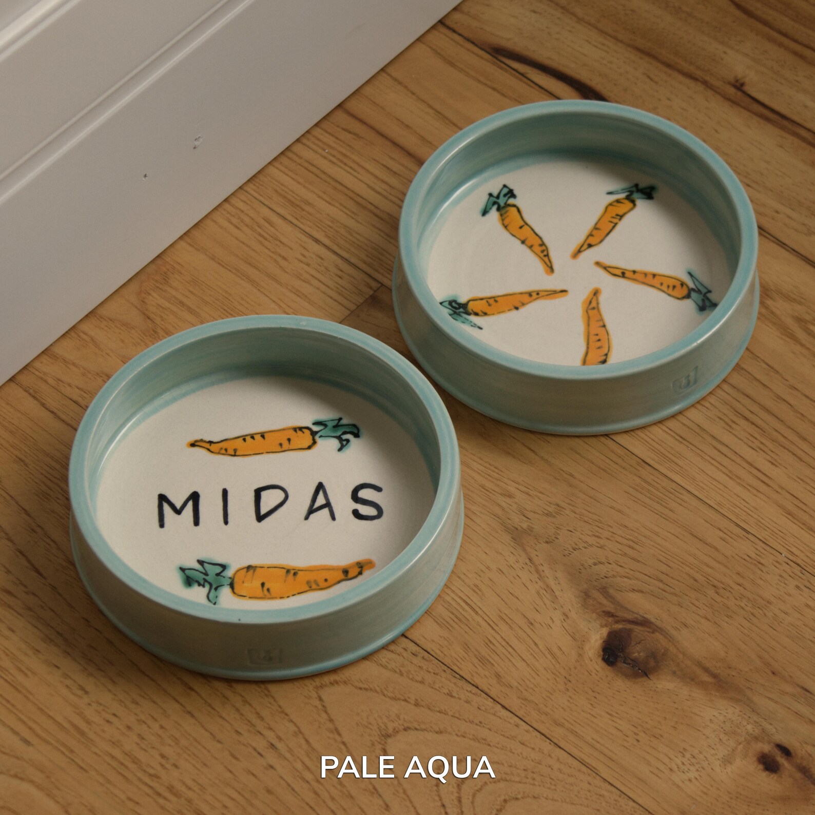 Rabbit Food Bowls / Guinea Pig Food Dishes / Set of Two 2 / - Etsy